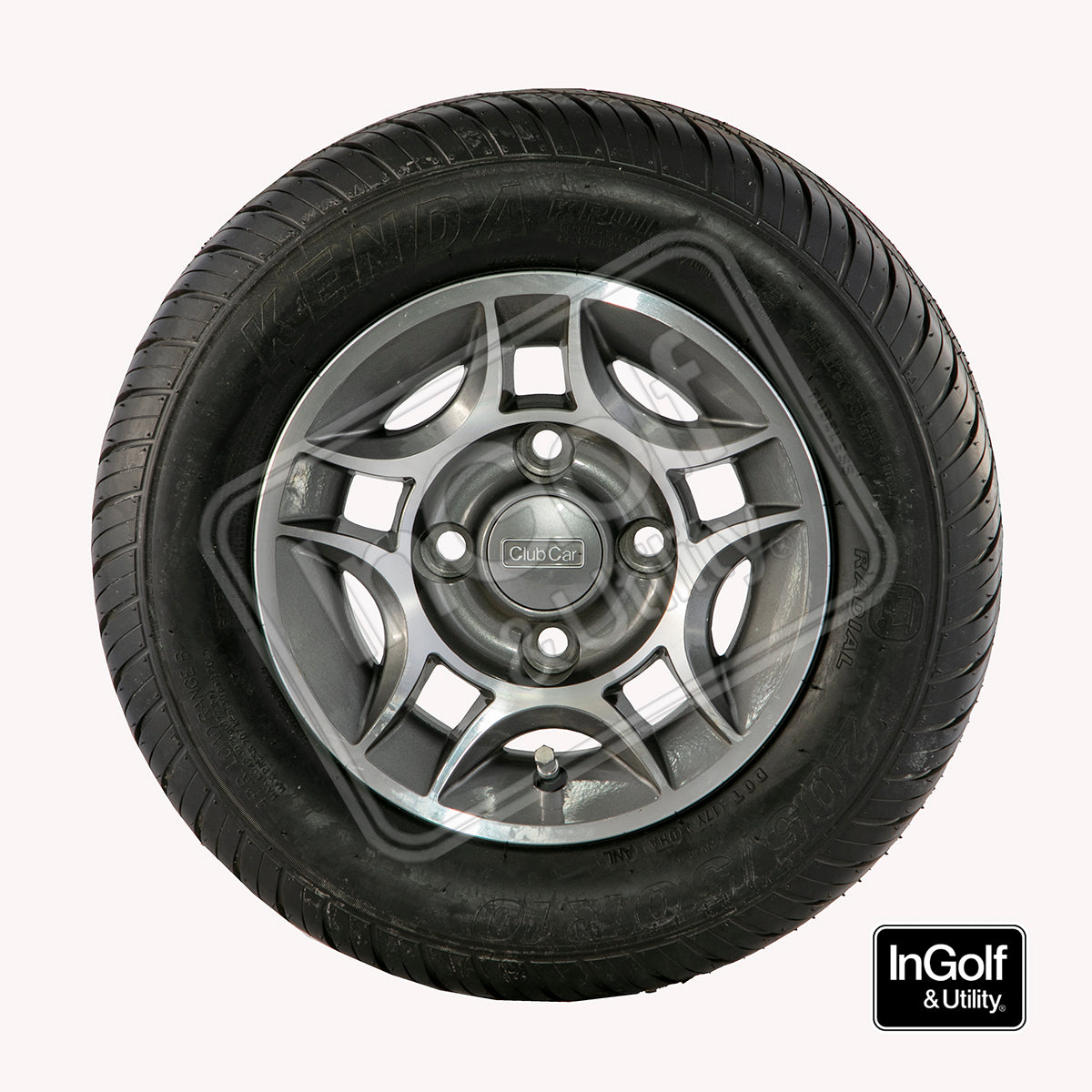 Club Car 10-inch 5-Spoke Alloy Wheels | InGolf & Utility