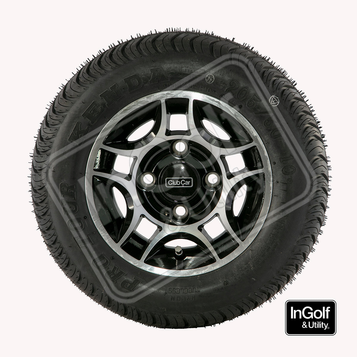 Club Car 10-inch Alloy 5-Spoke Wheels | InGolf & Utility