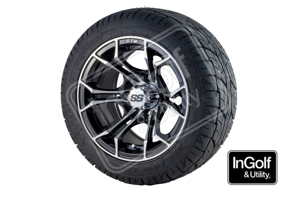 Spyder 12" Golf Cart Tyre & Rim Set | InGolf & Utility